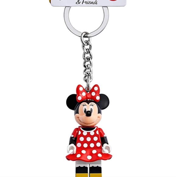 Disney Lego | Other | Sale6 Leftdisney Lego Minnie Mouse Keychain ...